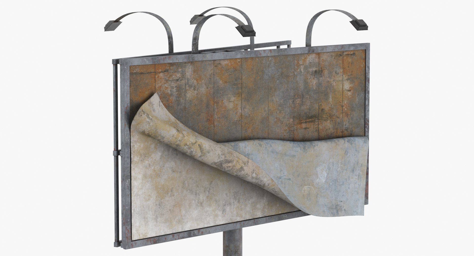 Regular Billboard 07 Damaged Model - TurboSquid 1893500