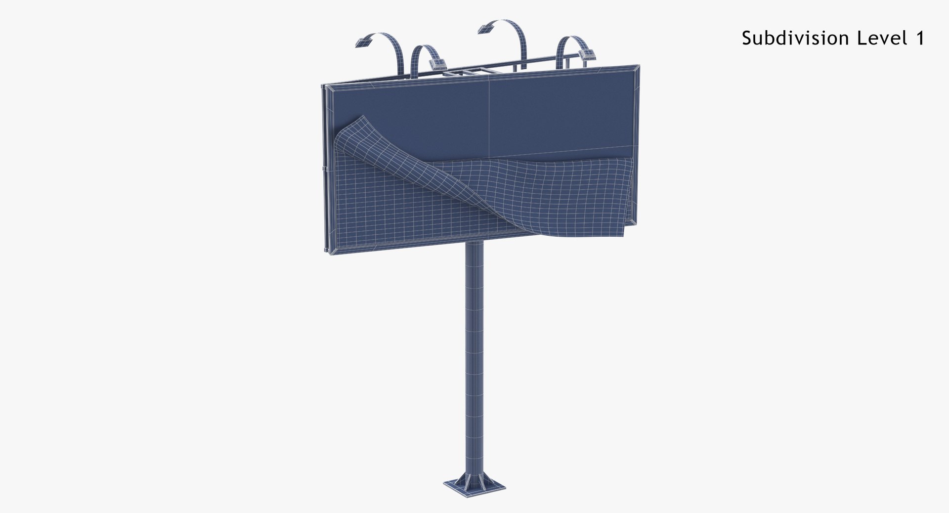 Regular Billboard 07 Damaged model - TurboSquid 1893500