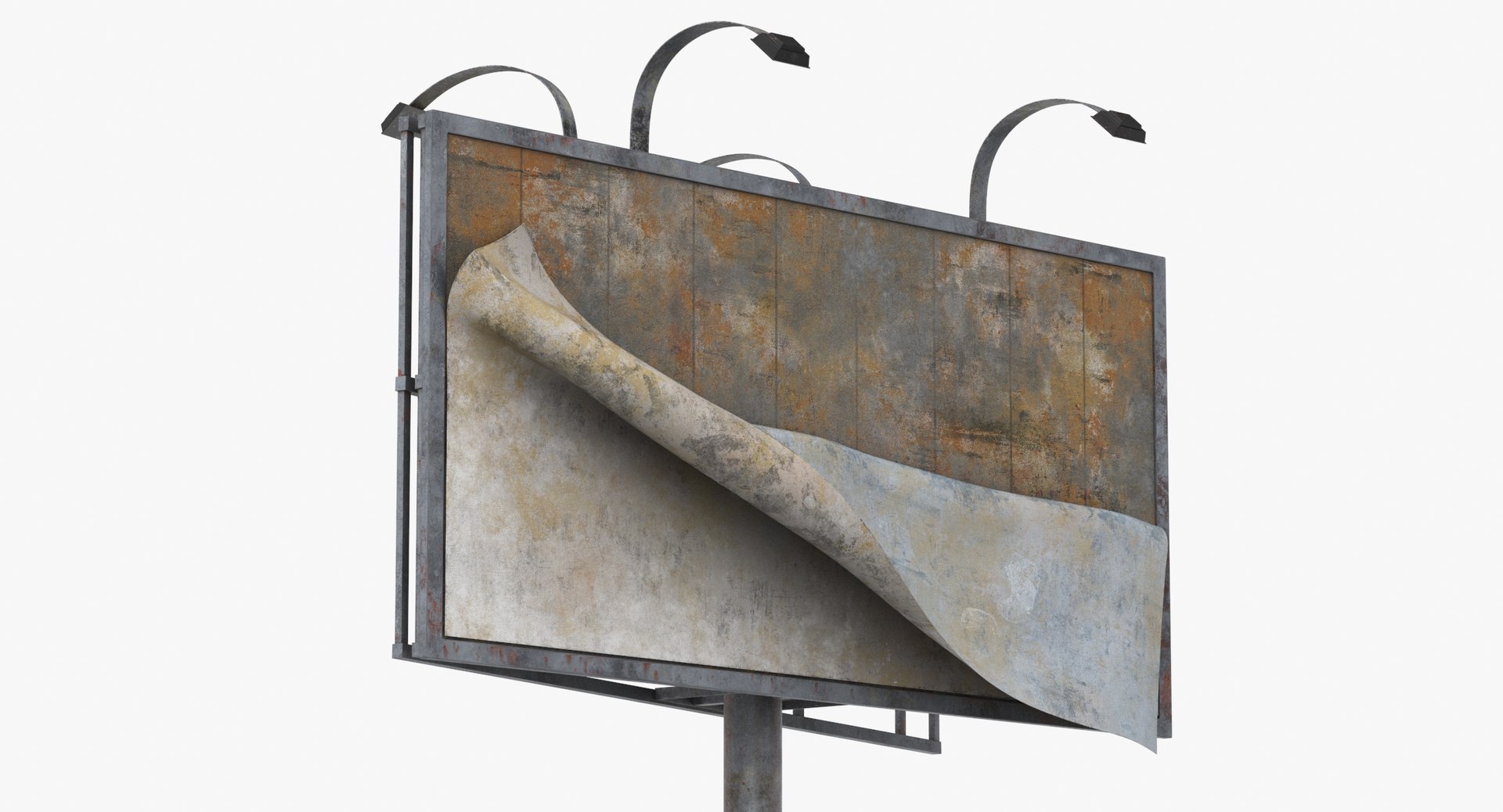 Regular Billboard 07 Damaged model - TurboSquid 1893500