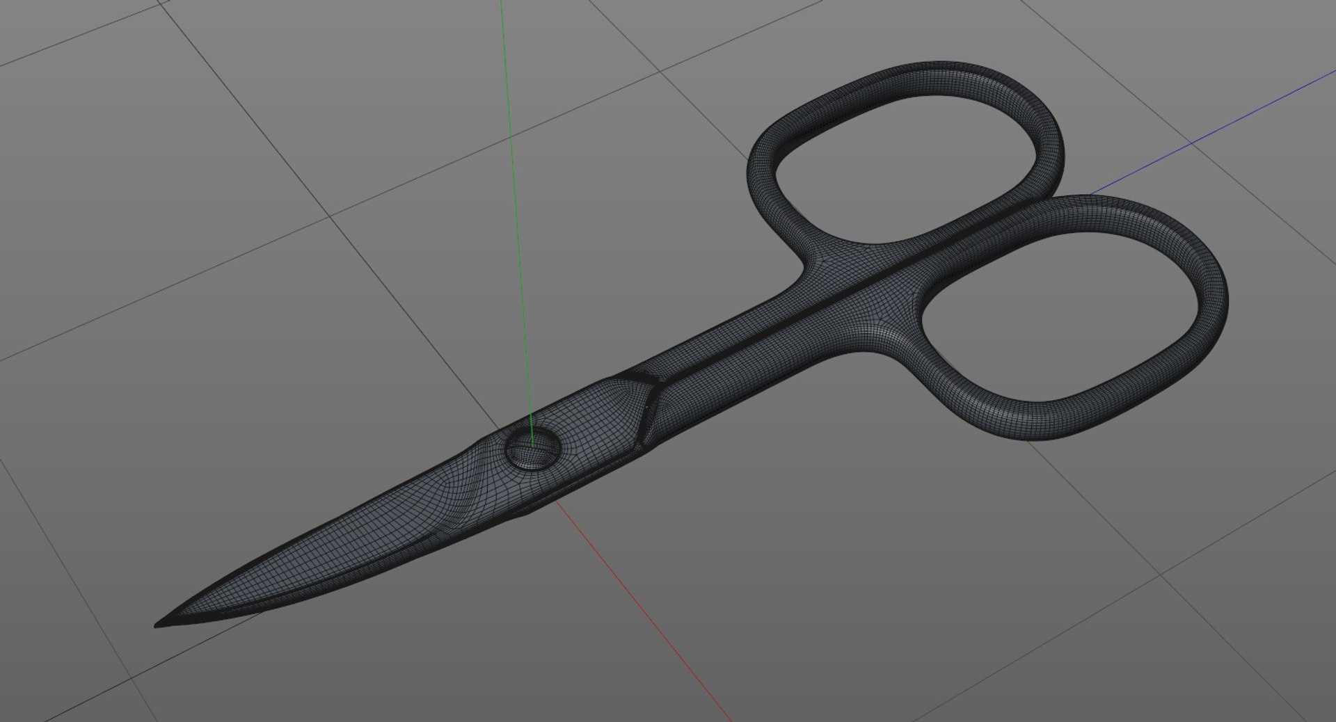 Manicure scissor 3D model - TurboSquid 1289126