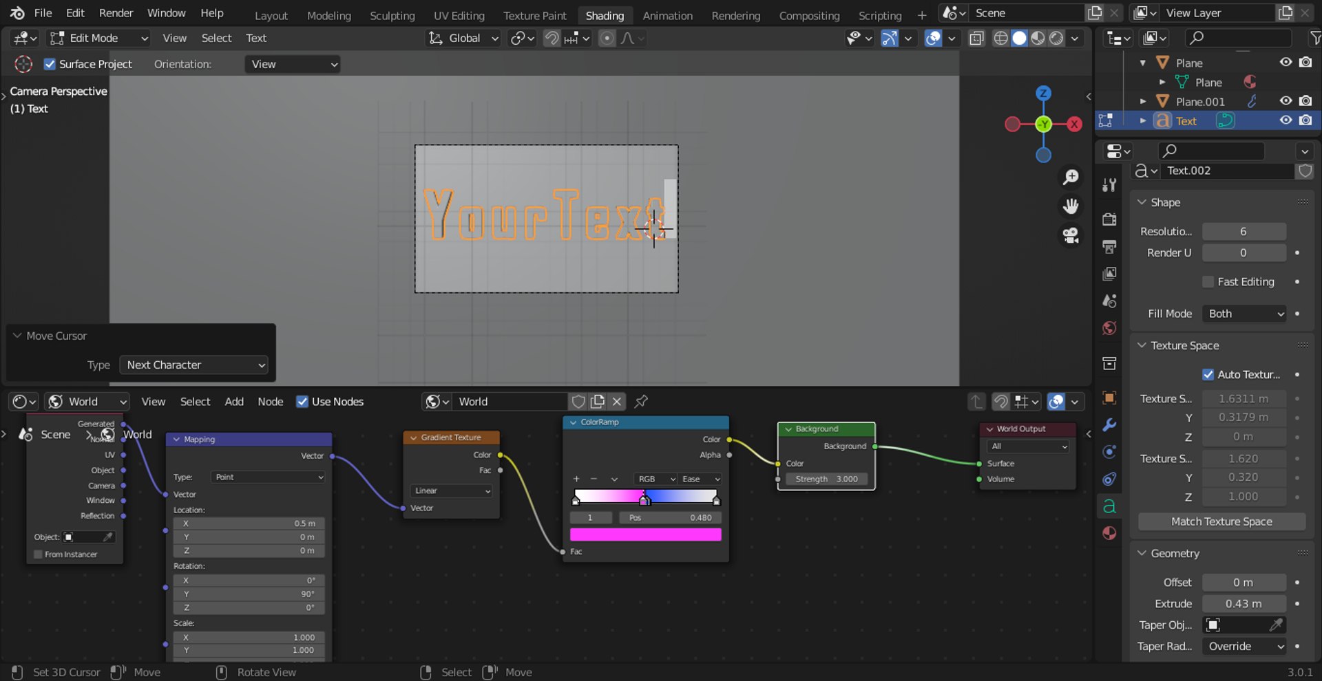 3D Editable 80s Chrome Text - TurboSquid 1864805
