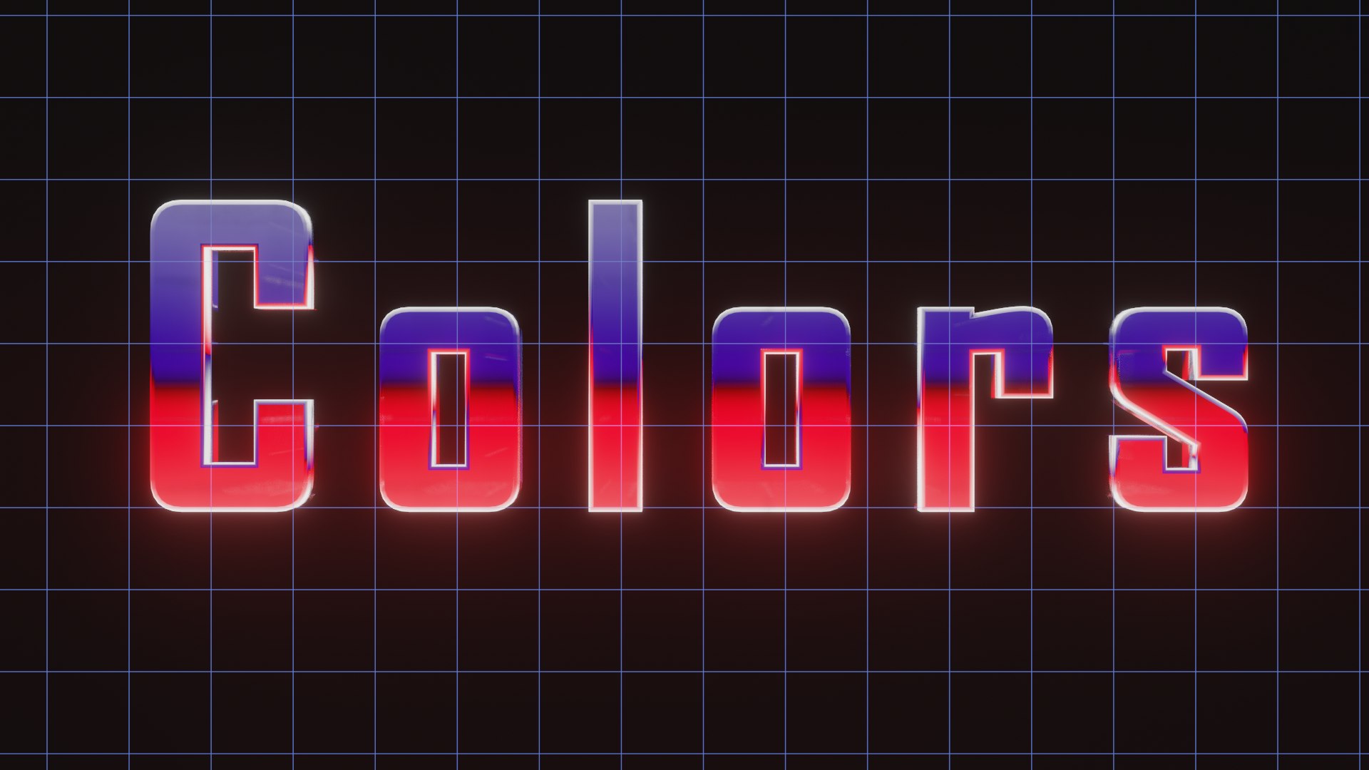 3D Editable 80s Chrome Text - TurboSquid 1864805