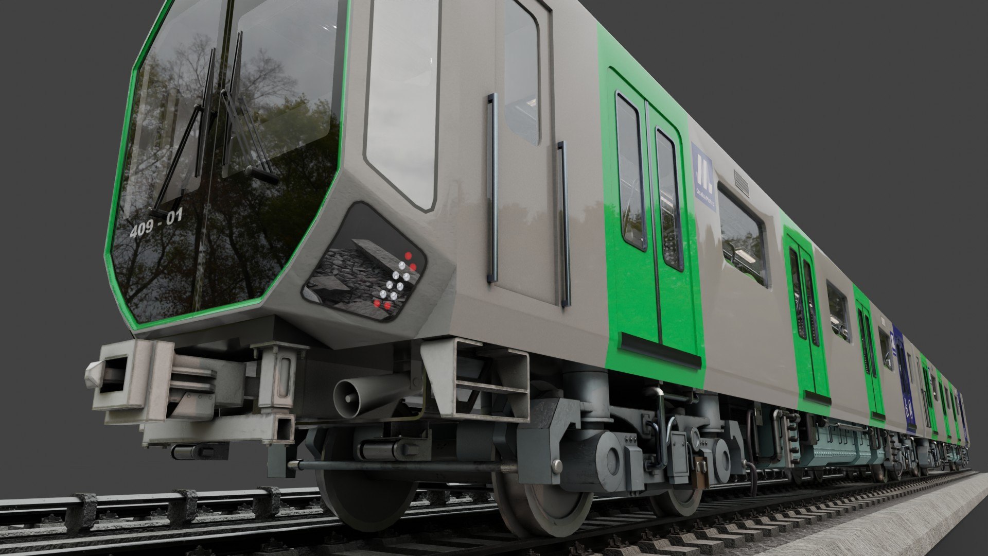 3D Osaka Metro Train 400 Series 3D Model - TurboSquid 2240402
