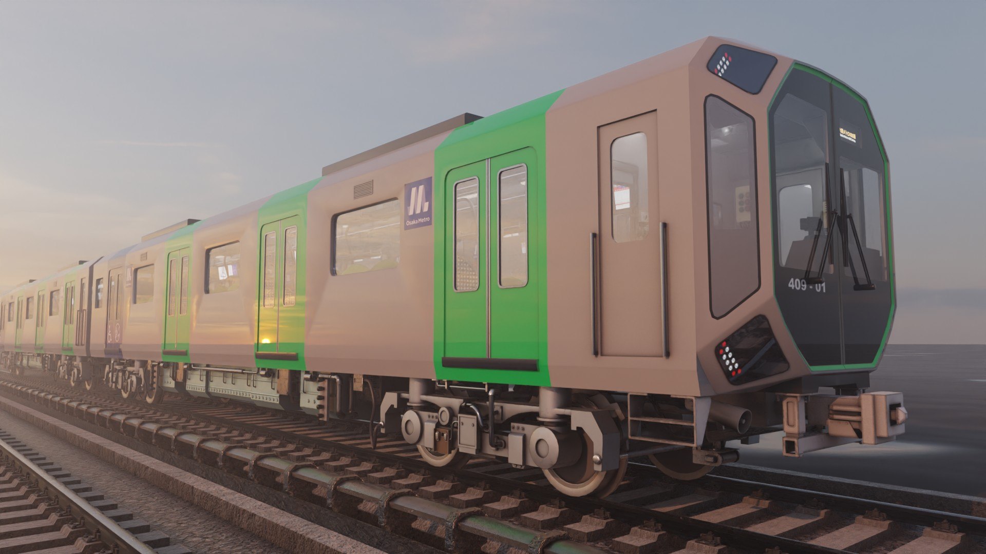 3D Osaka Metro Train 400 Series 3D Model - TurboSquid 2240402