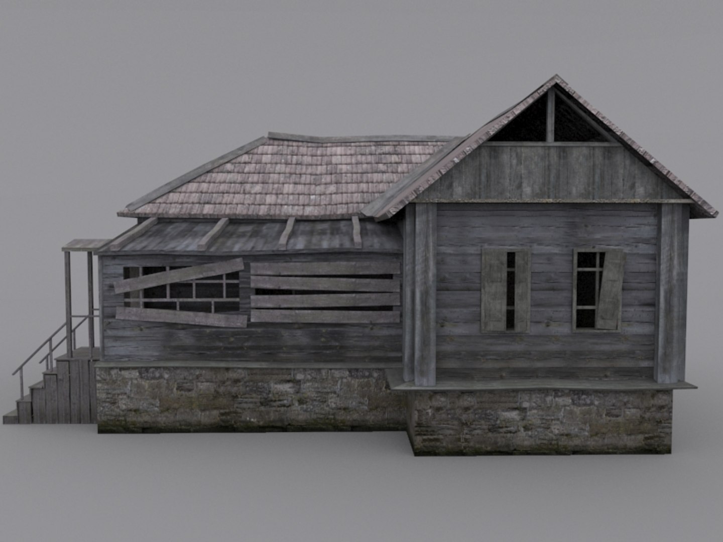 3d Old House Model