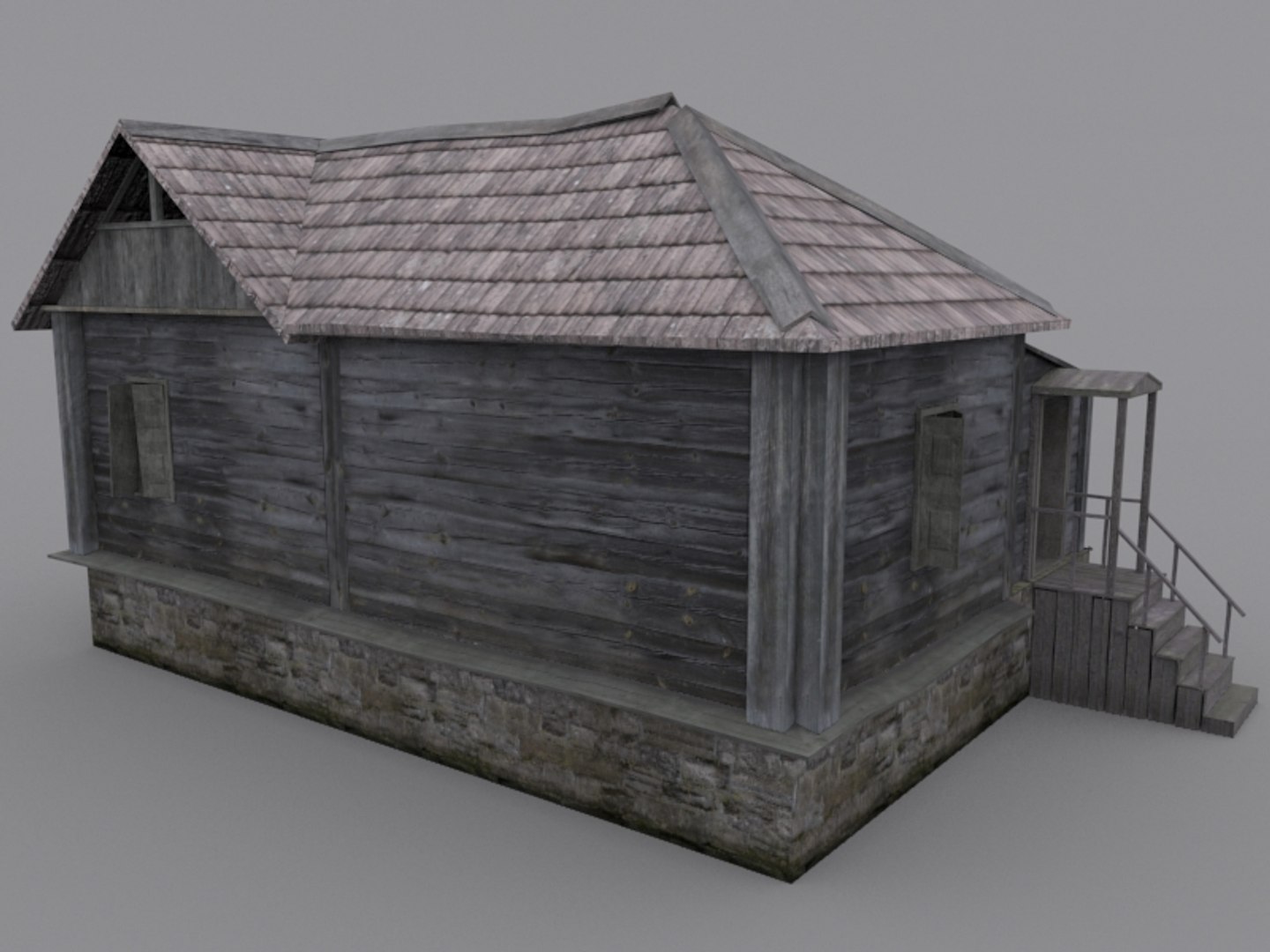 3d Old House Model