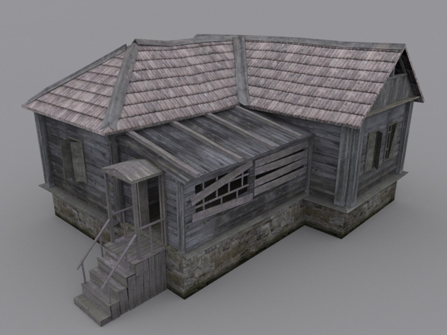 3d Old House Model