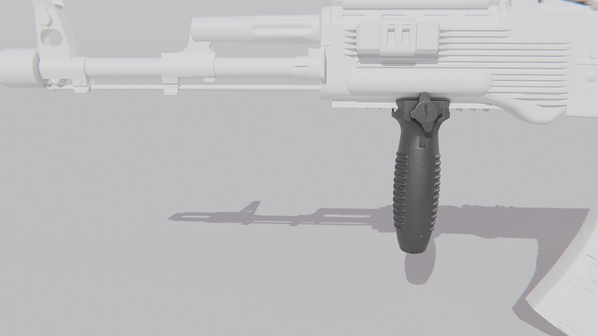 3D Model Foregrip Vertical Tactical Arcturus KM-AK GRP-012 - TurboSquid ...