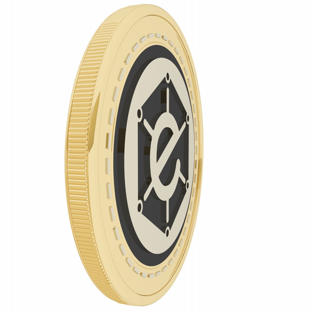3D Electra Cryptocurrency Gold Coin - TurboSquid 1855732
