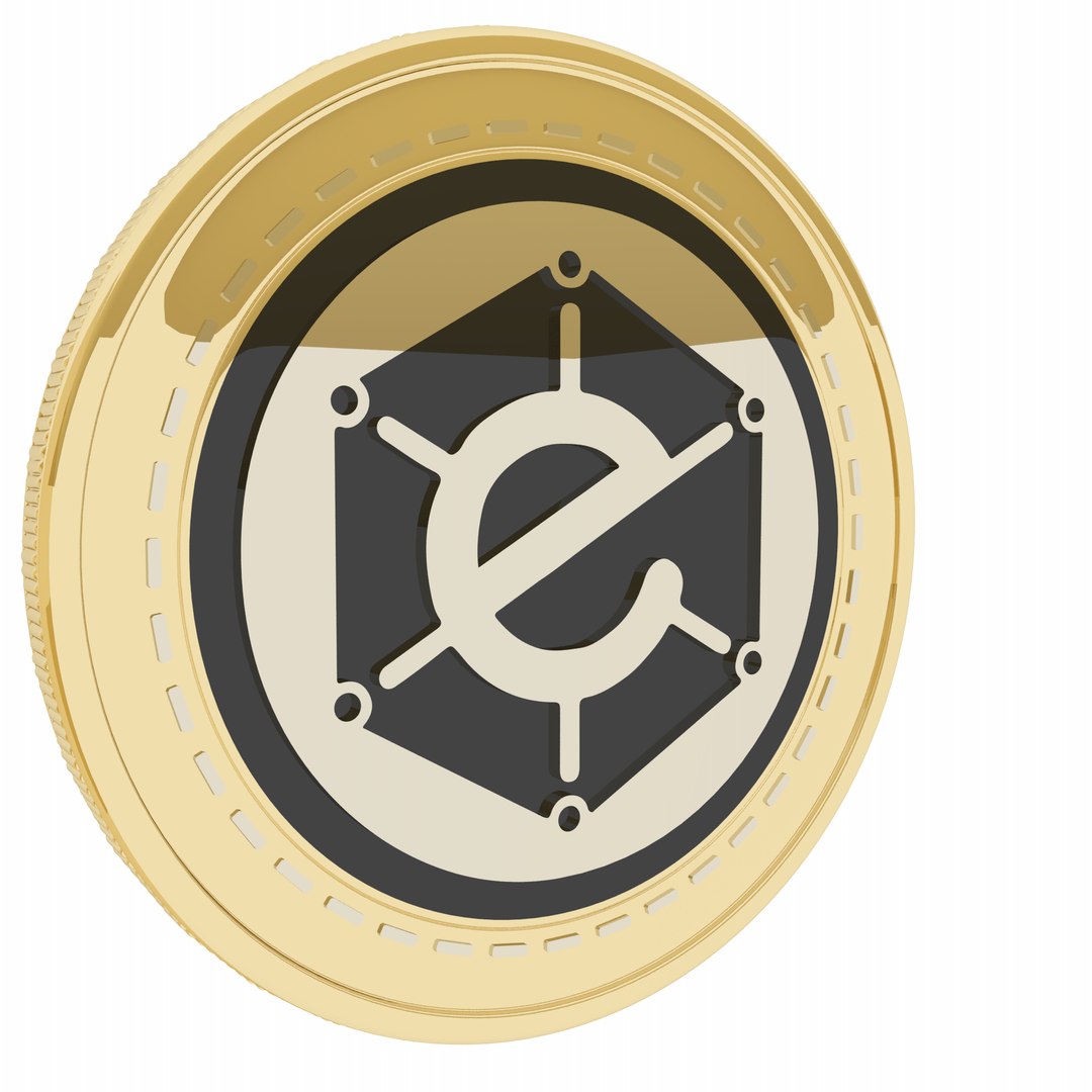 3D Electra Cryptocurrency Gold Coin - TurboSquid 1855732