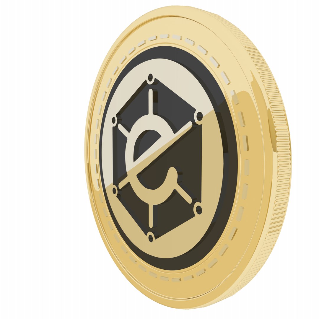 3D Electra Cryptocurrency Gold Coin - TurboSquid 1855732