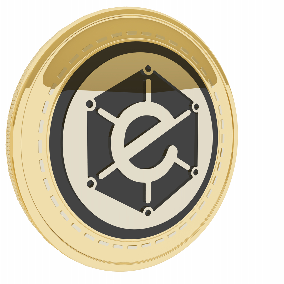 3D Electra Cryptocurrency Gold Coin - TurboSquid 1855732