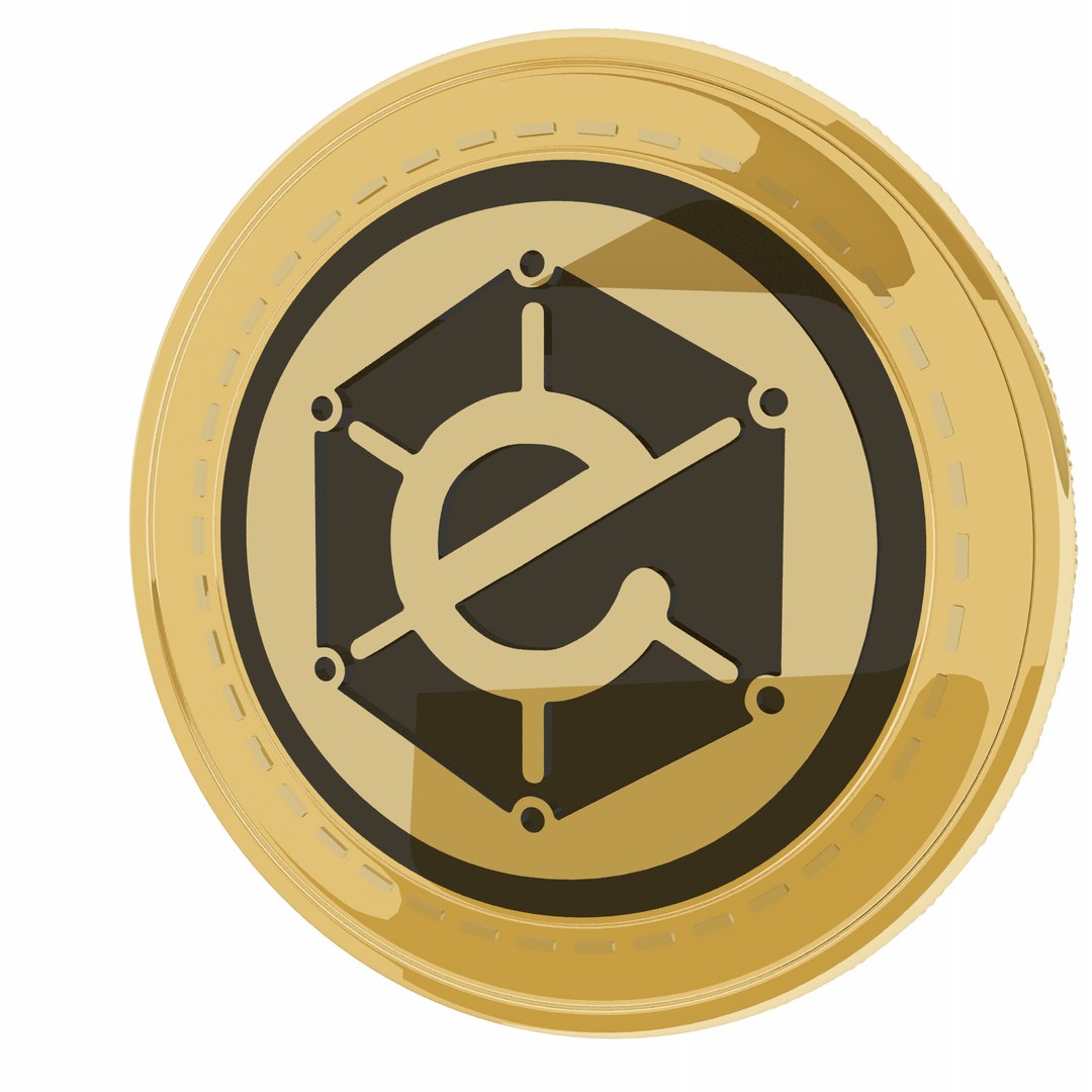 3D Electra Cryptocurrency Gold Coin - TurboSquid 1855732