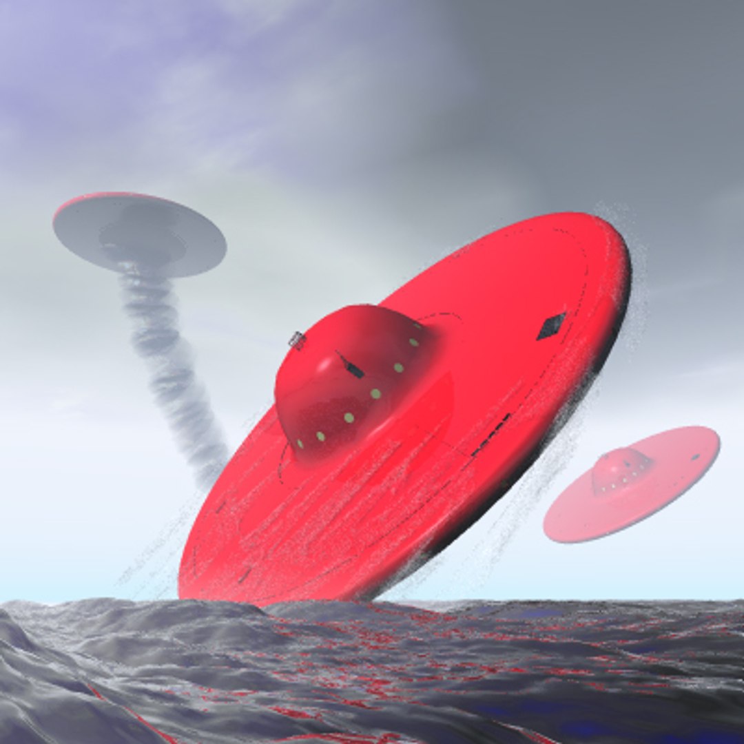 3d Classic Flying Saucer