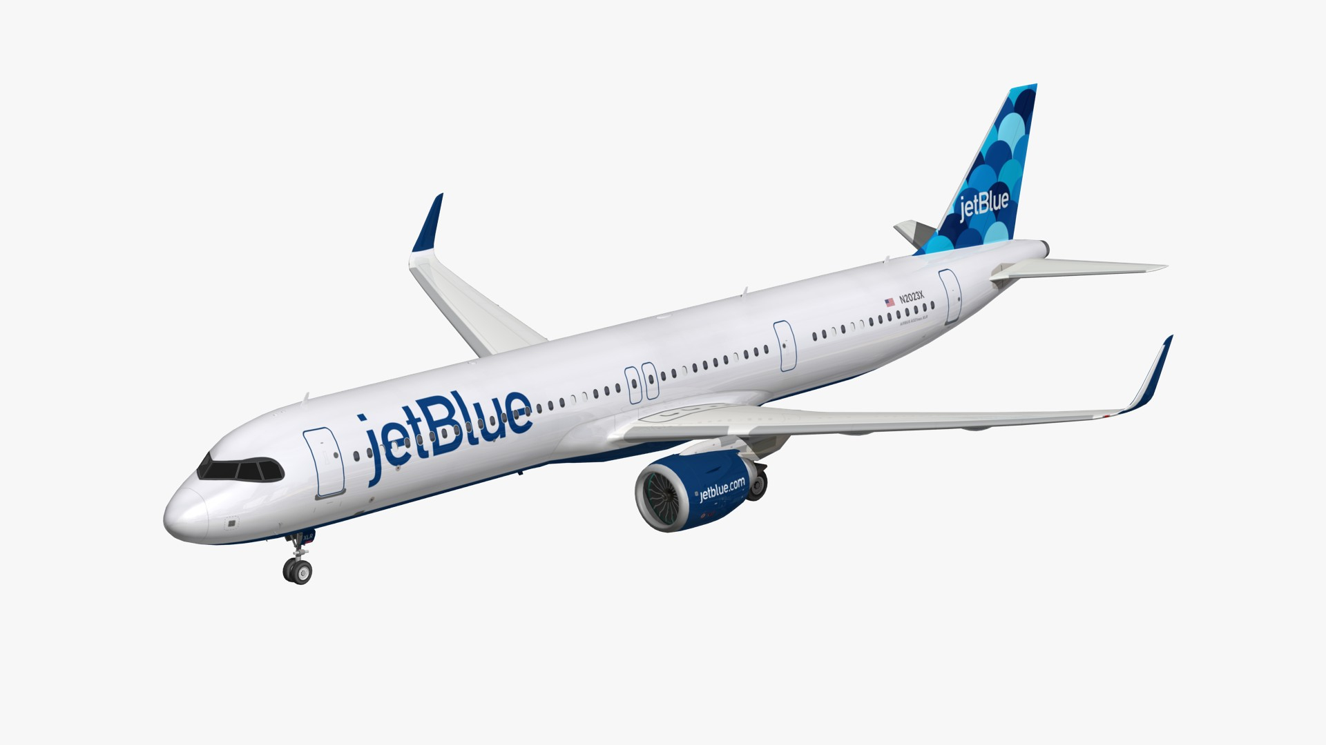 A321 XLR JetBlue 3D Model - TurboSquid 2124326
