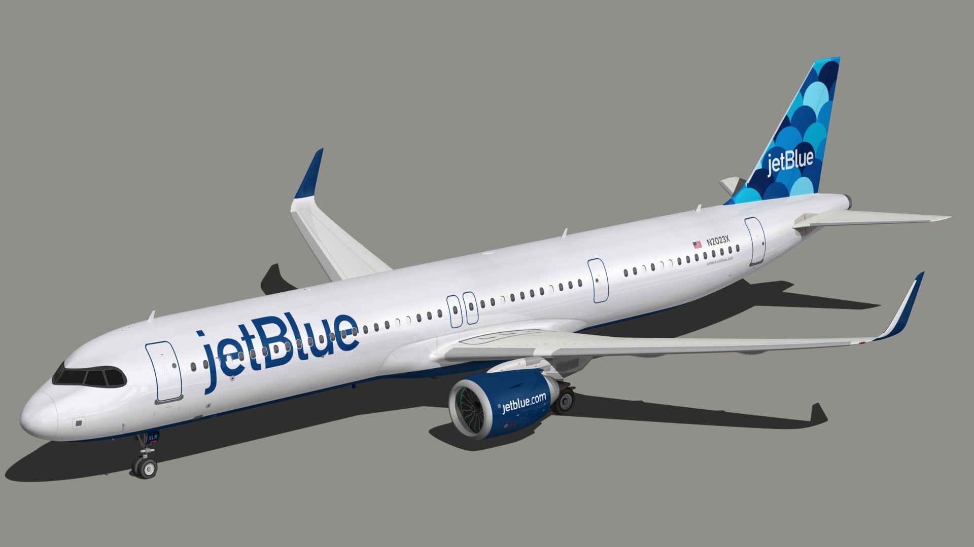 A321 XLR JetBlue 3D Model - TurboSquid 2124326