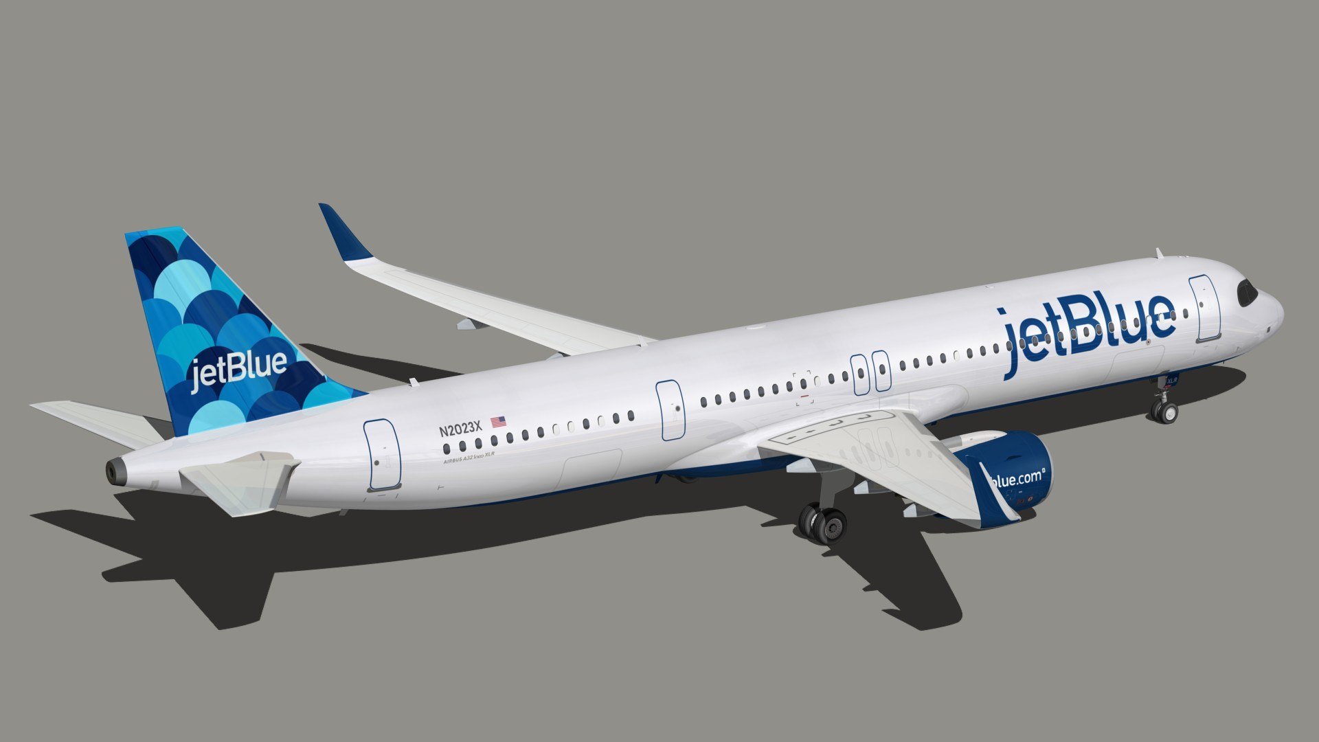 A321 XLR JetBlue 3D Model - TurboSquid 2124326