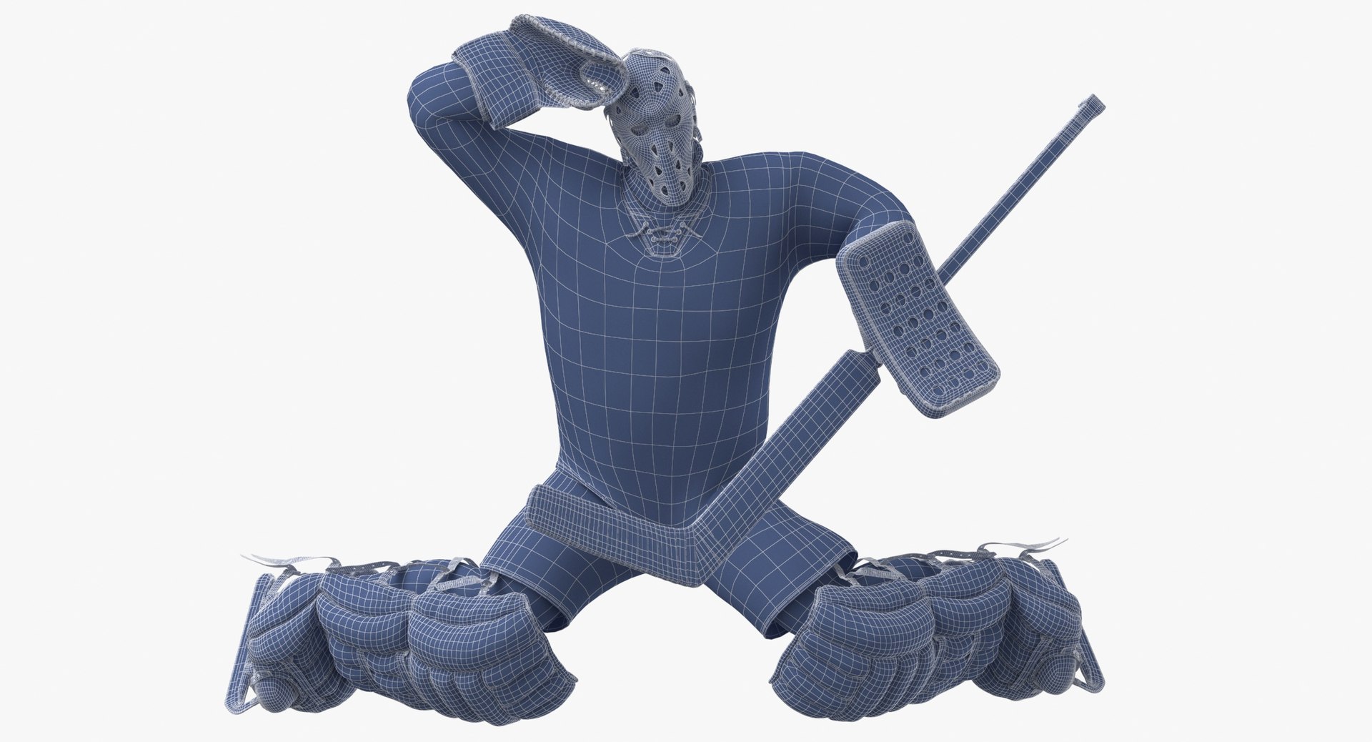 Ice Hockey Goalie Guarding Model - TurboSquid 1524074