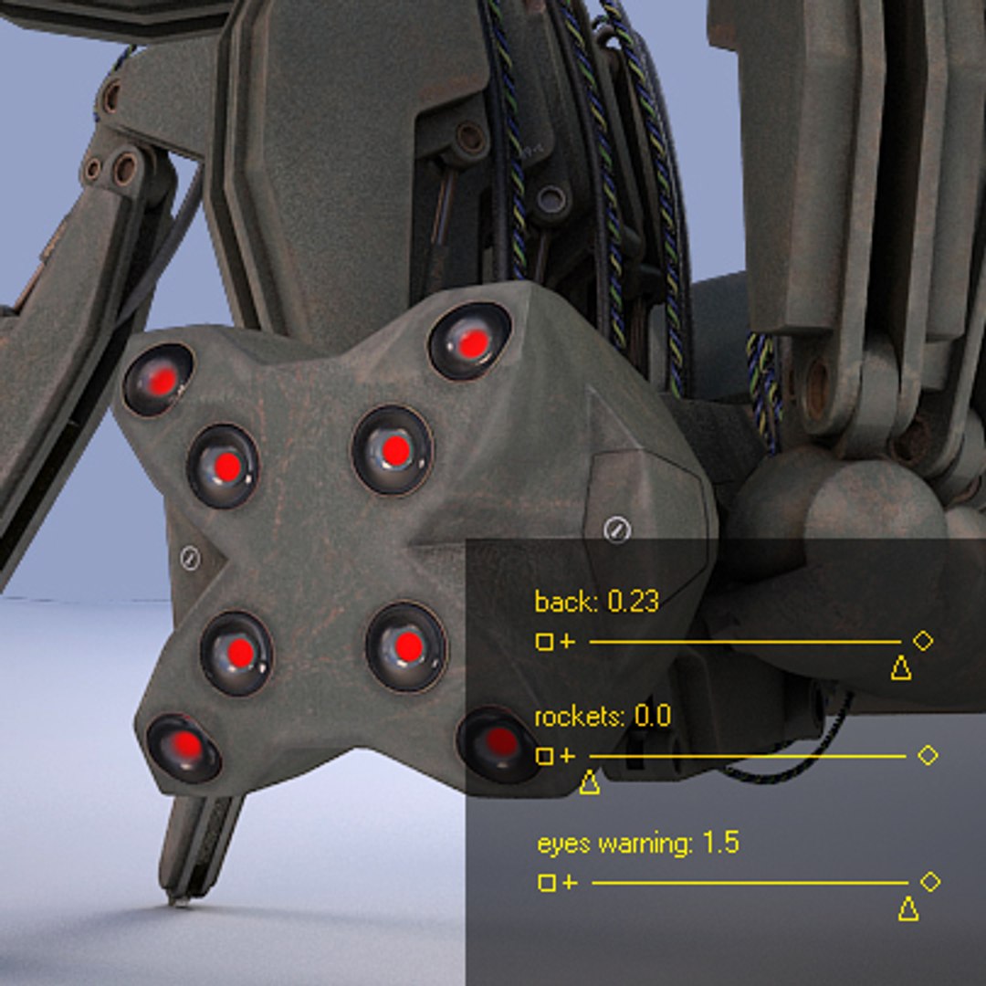 Robot Spider 3d Model