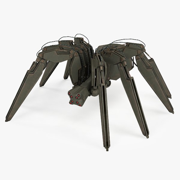 robot spider 3d model