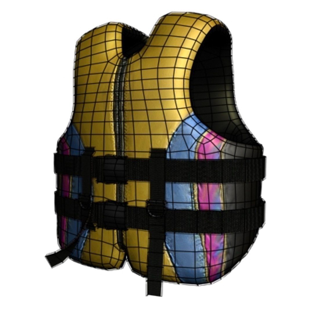3d Model Life Jacket