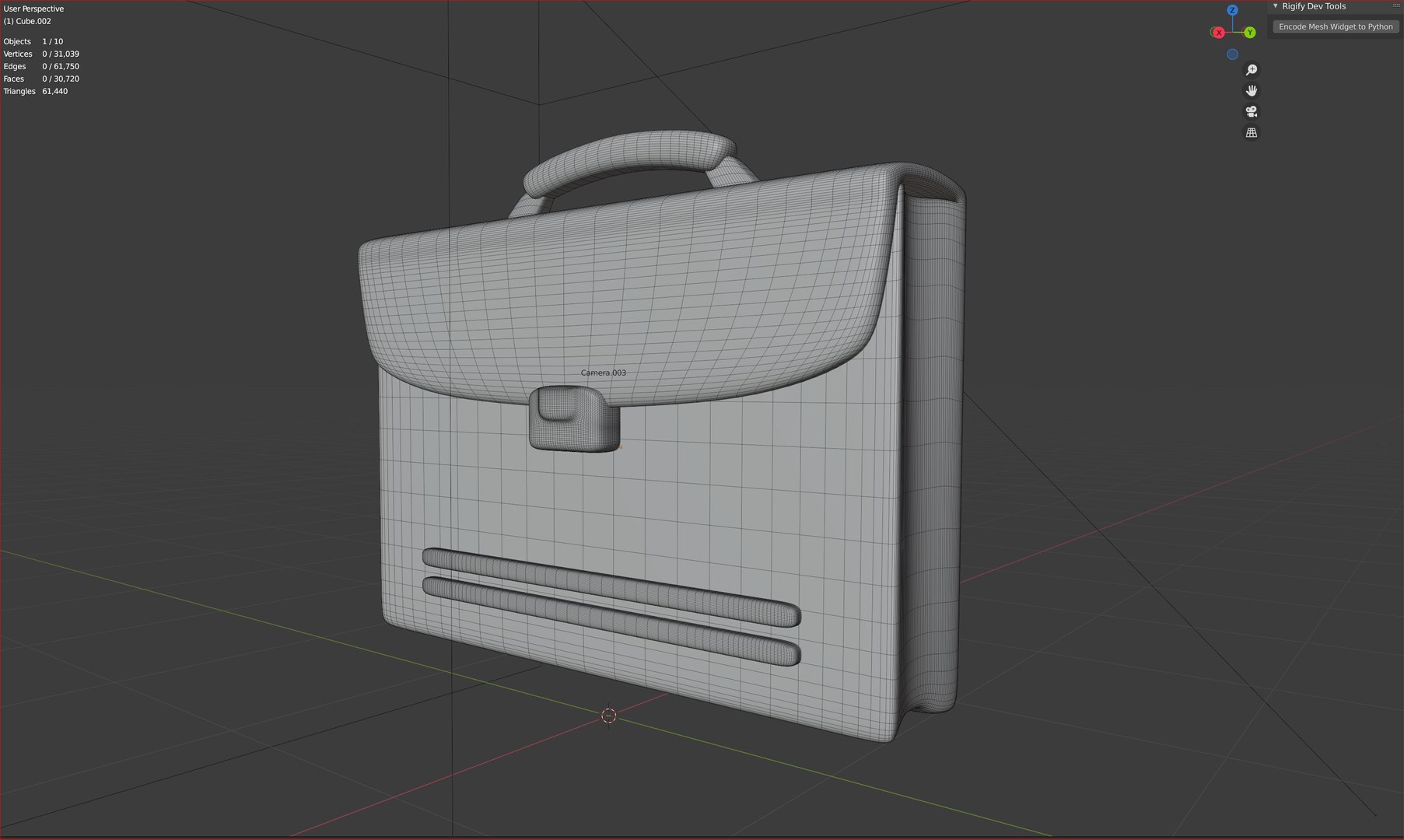 3D Business Briefcase Icon - TurboSquid 1935431