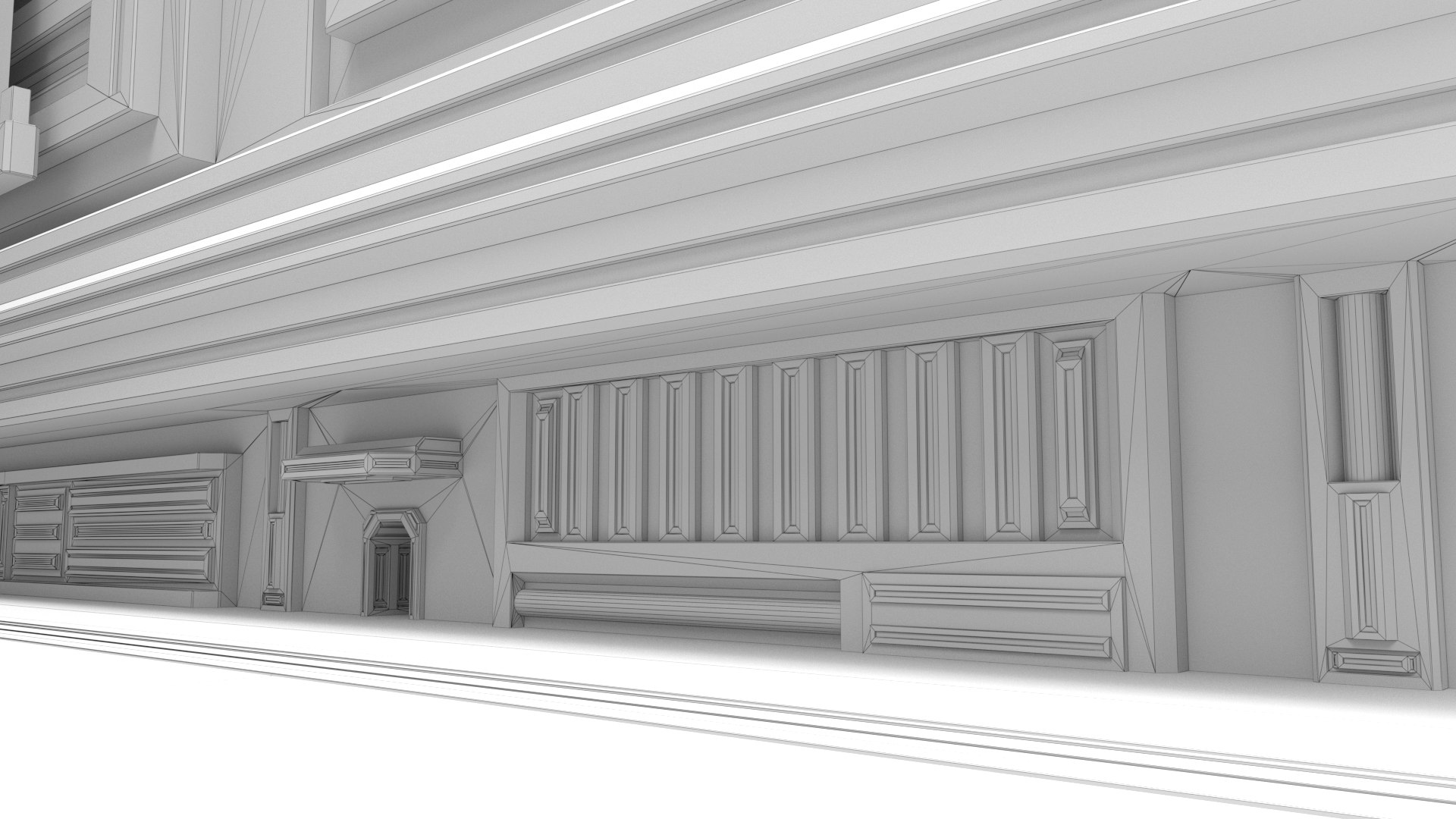 Sci-fi Neon City Buildings 3D Model - TurboSquid 1637022