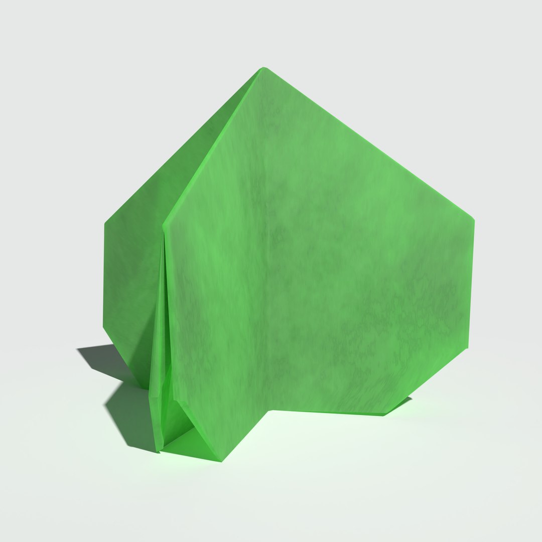 Ready Origami Bush 3D - TurboSquid 1391737
