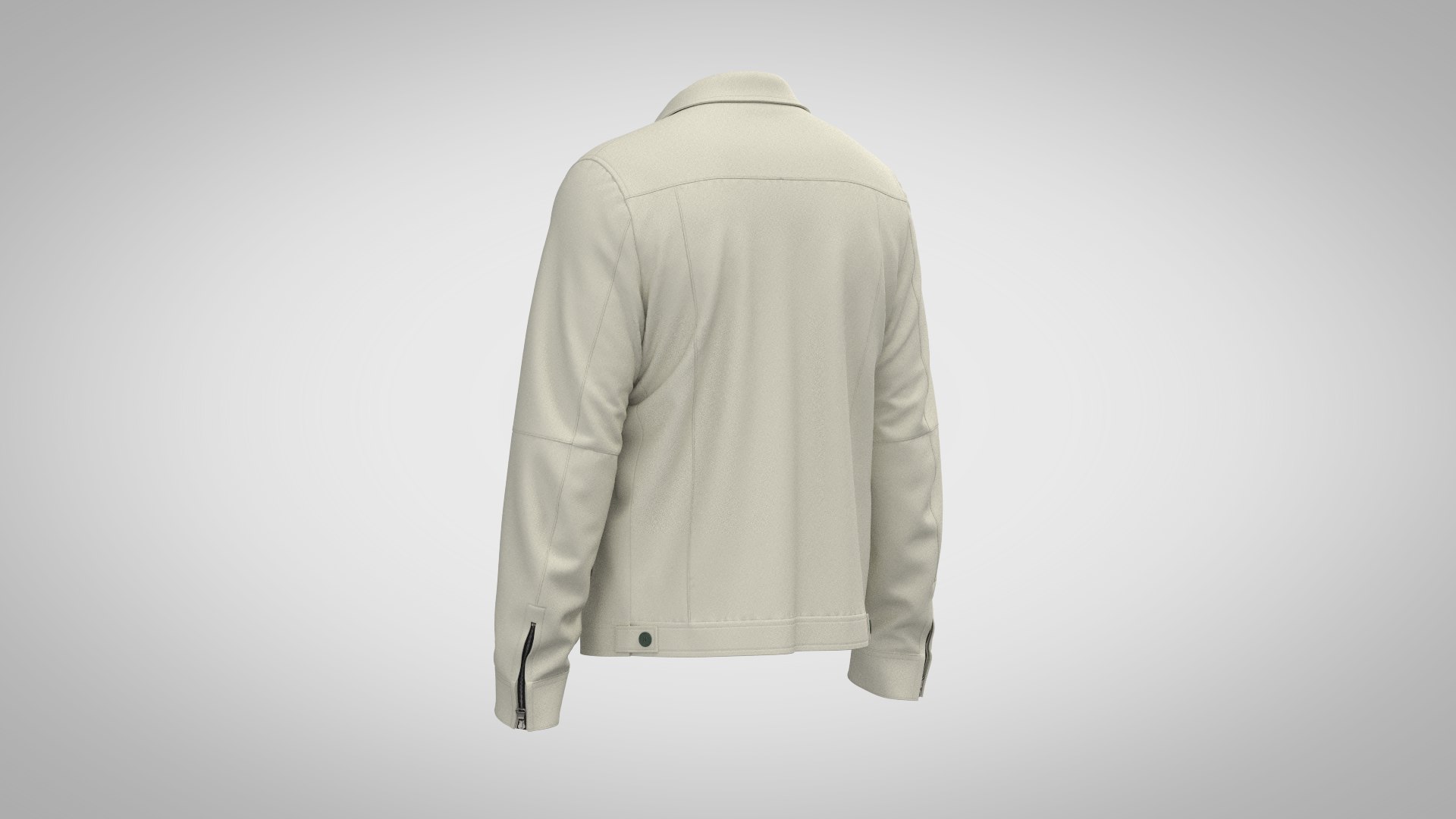 Zip-up Jacket 3D Model - TurboSquid 1928350