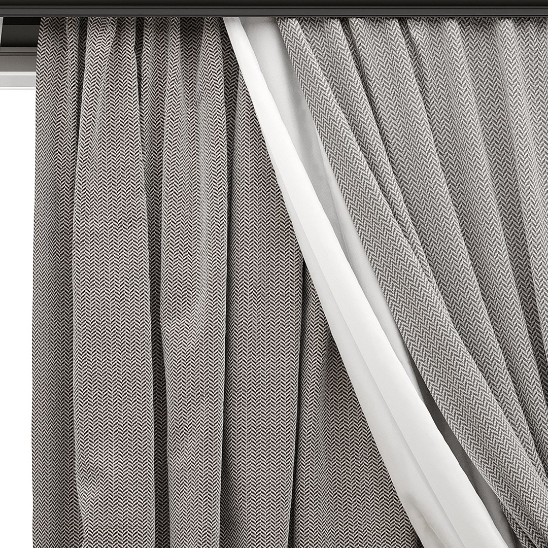Curtain Set 518C 3D Model - TurboSquid 2117682