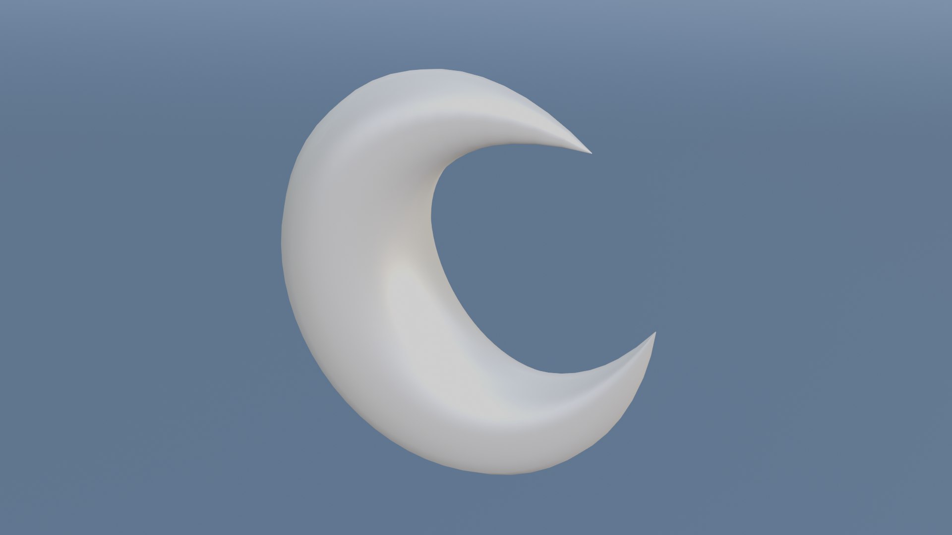 Crescent Moon 3D - TurboSquid 2123025