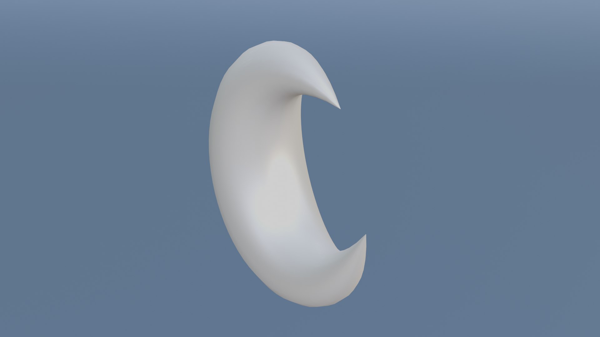 Crescent Moon 3D - TurboSquid 2123025