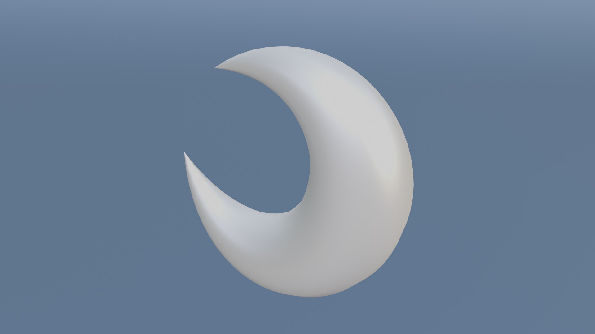 Crescent Moon 3D - TurboSquid 2123025
