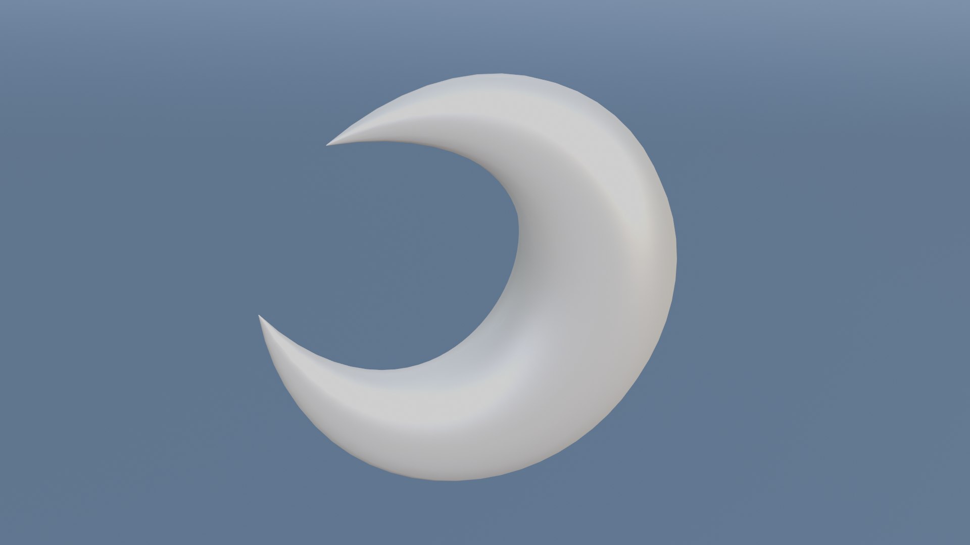 Crescent Moon 3D - TurboSquid 2123025