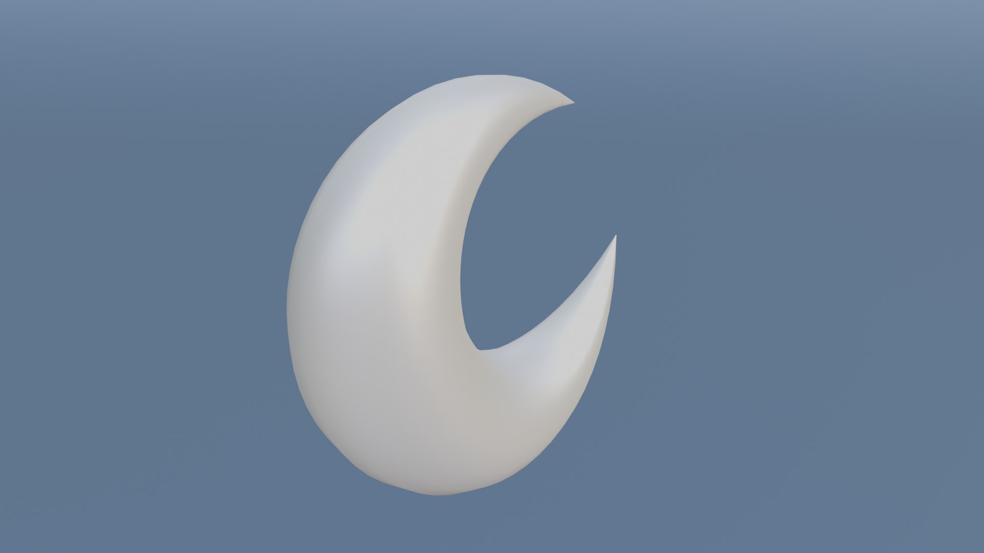 Crescent Moon 3D - TurboSquid 2123025