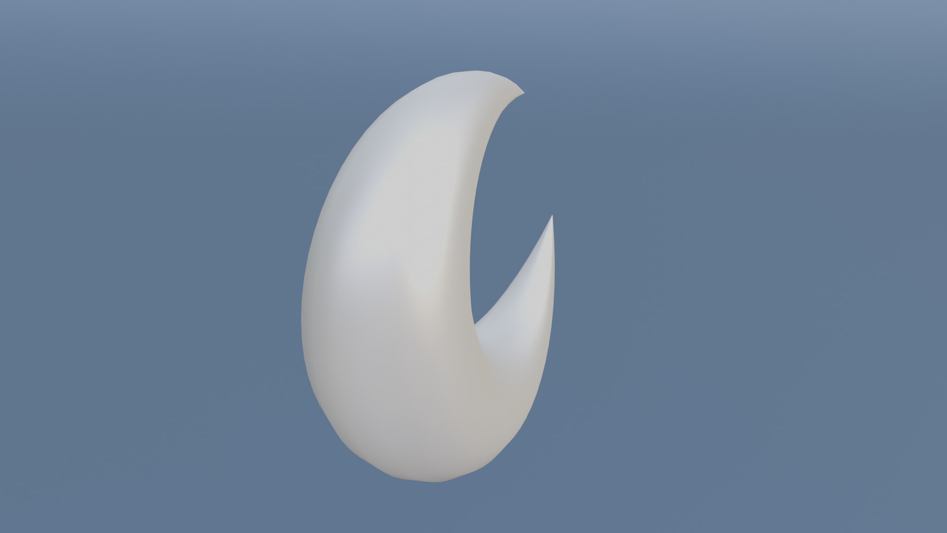 Crescent Moon 3D - TurboSquid 2123025