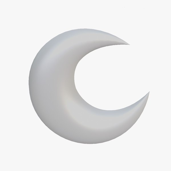 modelo 3d Luna creciente - TurboSquid 2123025