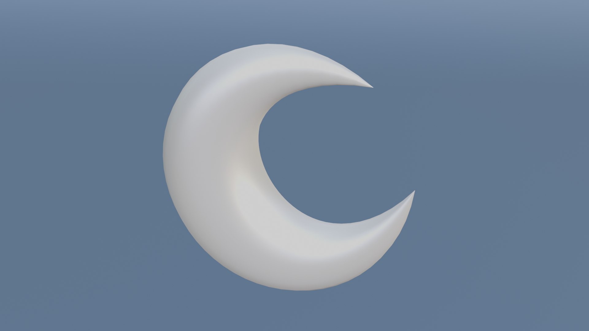 Crescent Moon 3D - TurboSquid 2123025