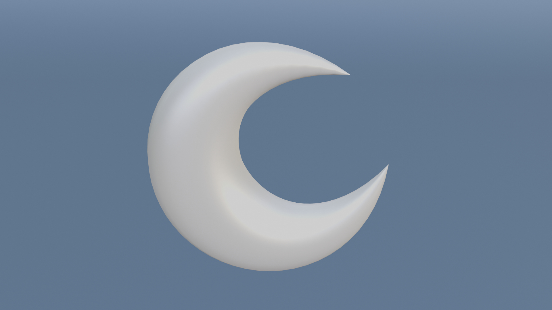 Crescent Moon 3D - TurboSquid 2123025