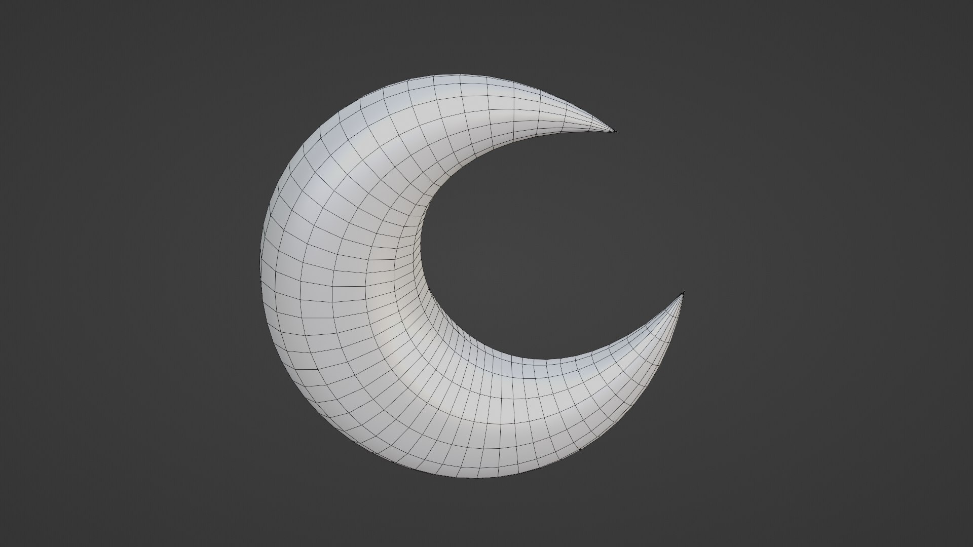 Crescent Moon 3D - TurboSquid 2123025