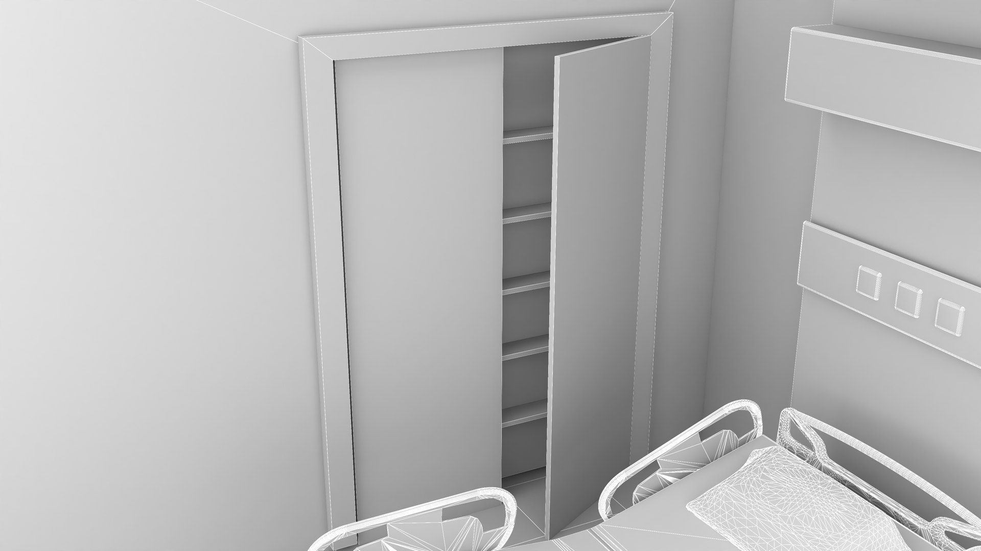 Hospital Room V2 3D - TurboSquid 1921369