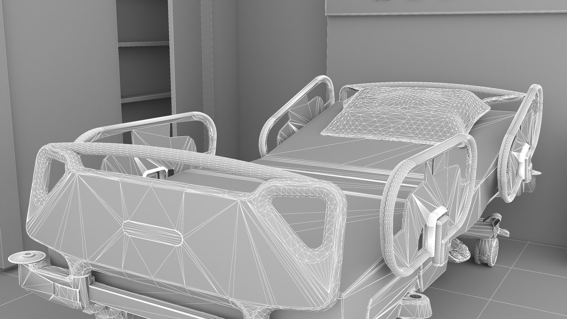 Hospital Room V2 3D - TurboSquid 1921369