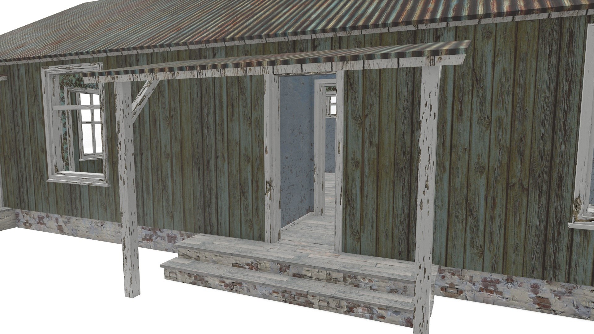 Old Wooden House Games Obj