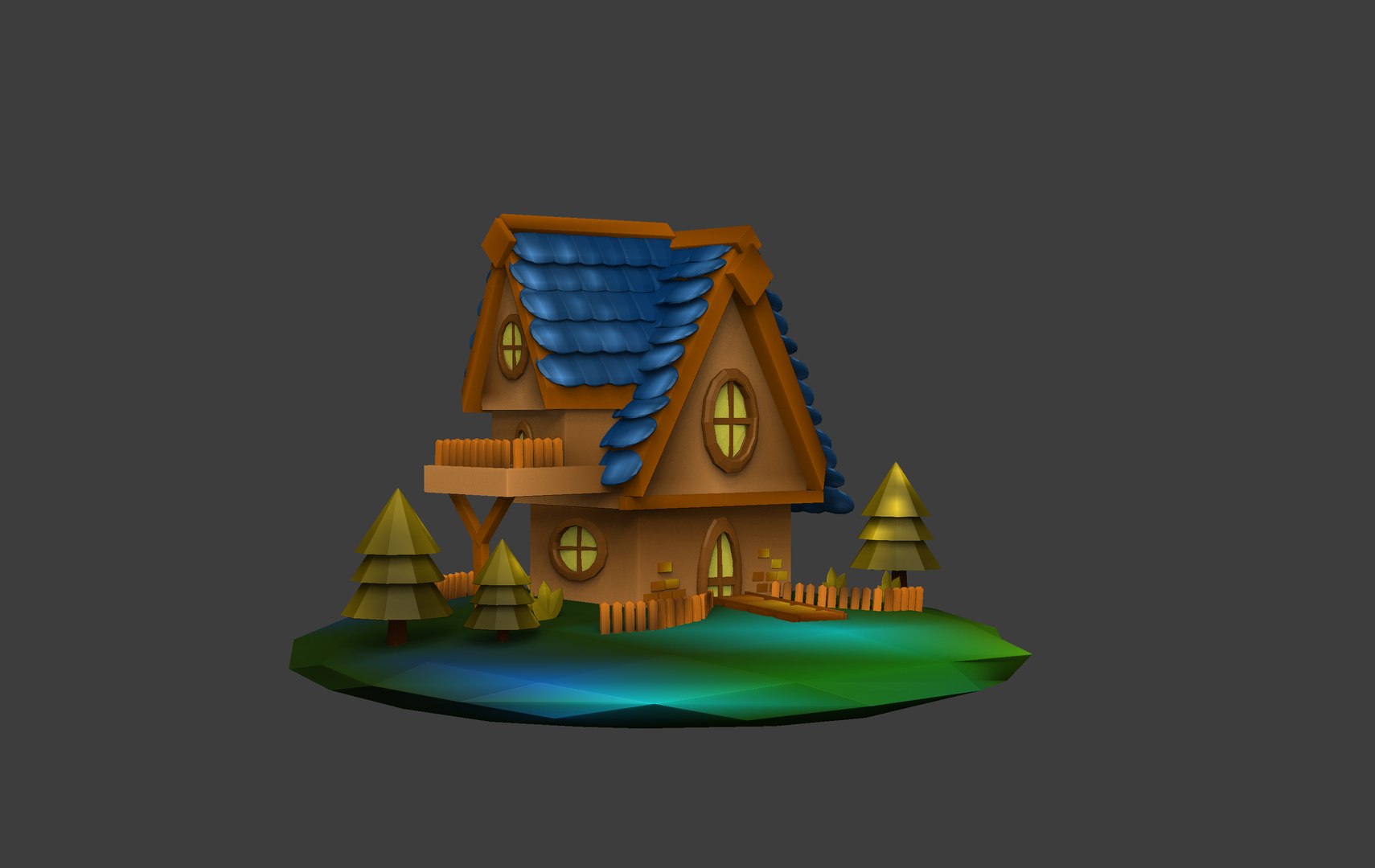 3D Model Fantasy House Pack - TurboSquid 2093677