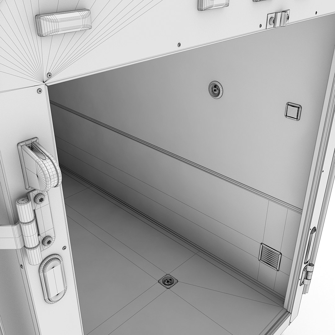 3d Closed Cargo Trailer Model