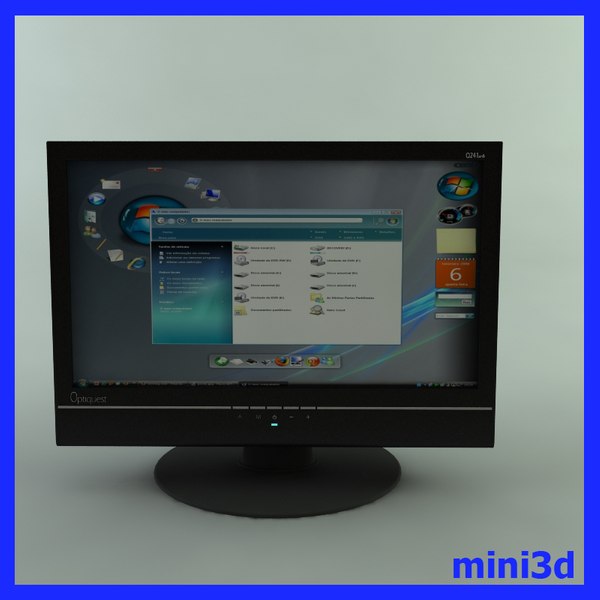 3D модель Монитор ПК - TurboSquid 511757