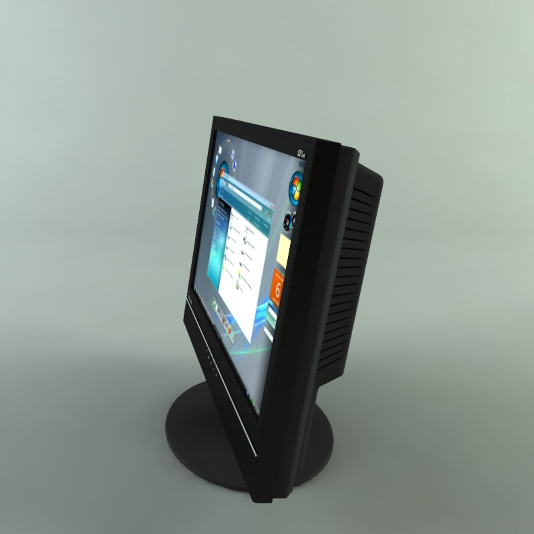Pc Monitor 3d Model