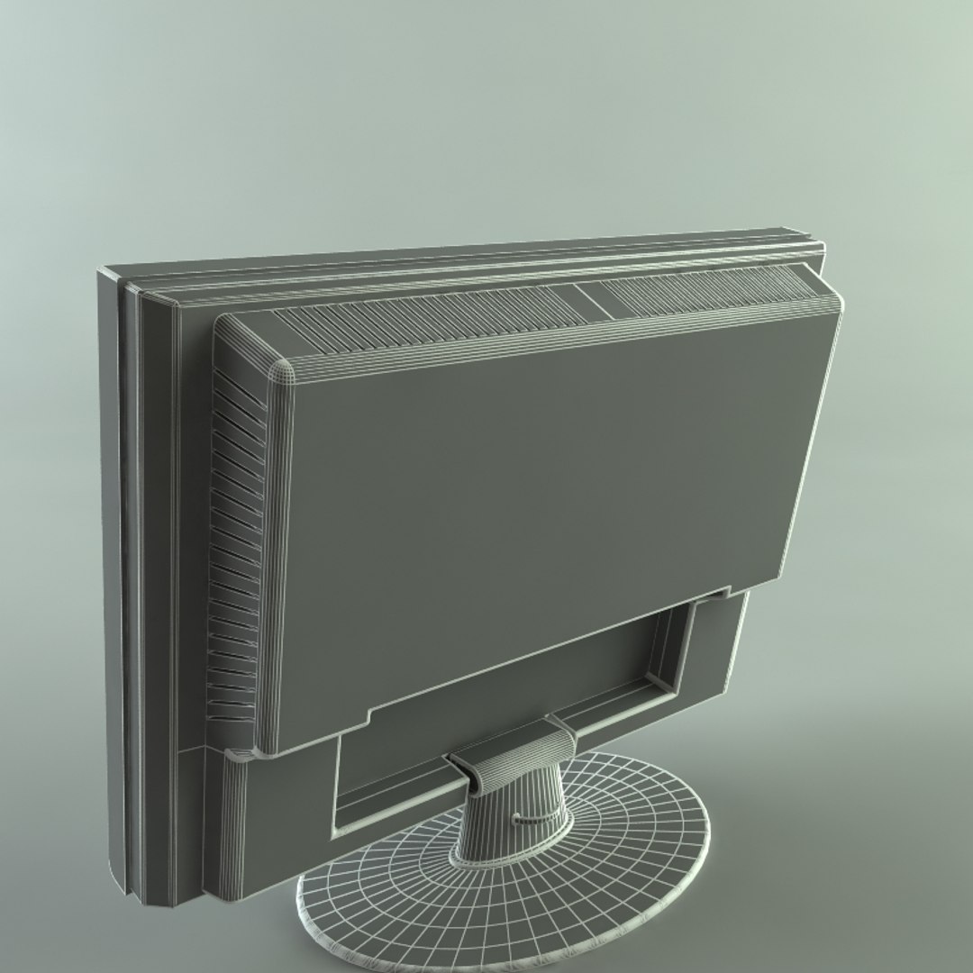Pc Monitor 3d Model