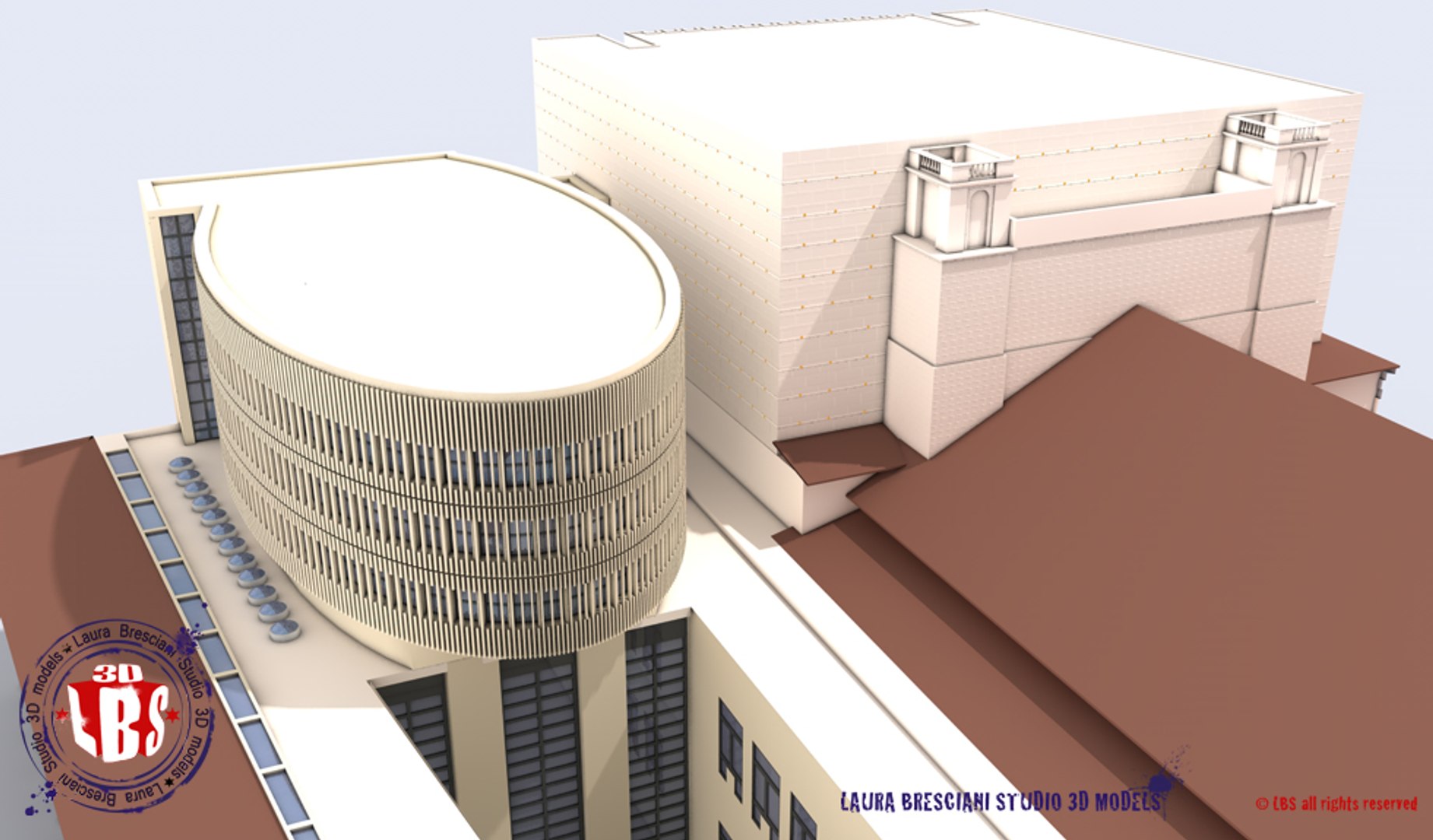 3d Model La Theatre Opera