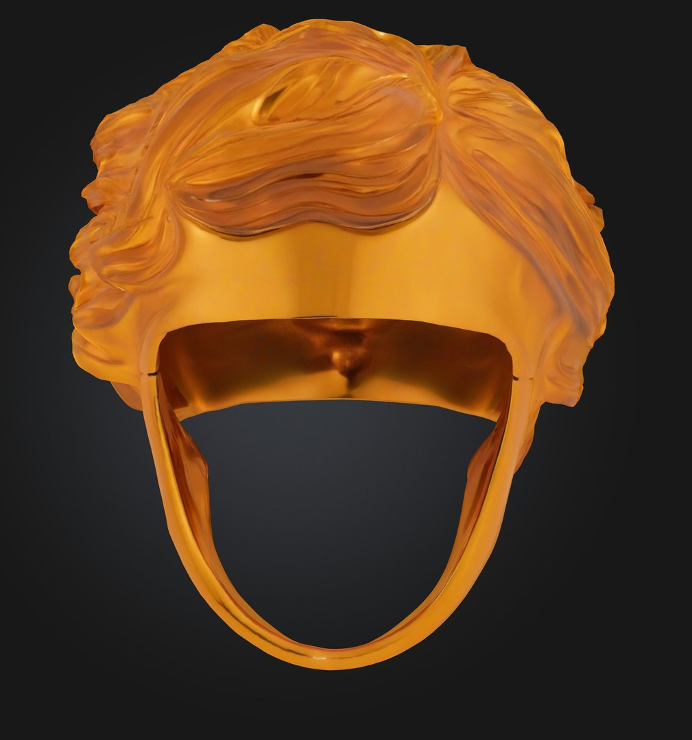 Trump Helmet 3D Model - TurboSquid 2423431